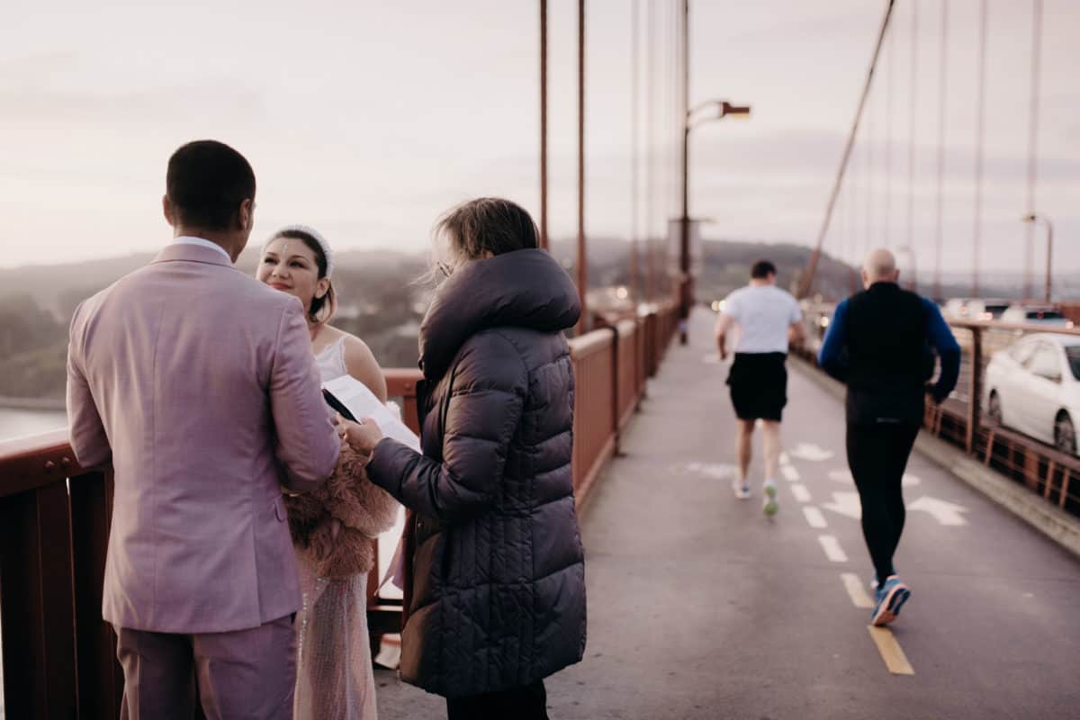 A Real Golden Gate Bridge Wedding - Wedding Photography by IQphoto
